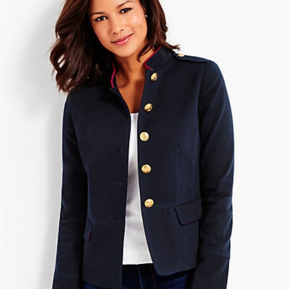 Talbots | Jackets & Coats | Talbots Compact Military Twill Jacket | Poshmark